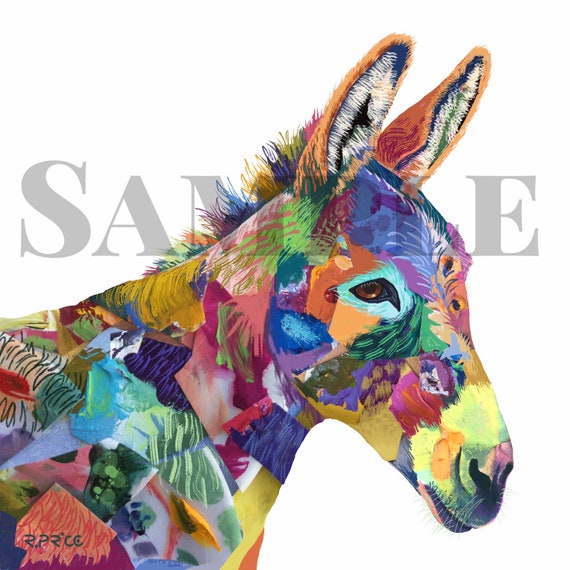 Mule Mule Art Mule Print Mule painting Mule image Mule | Etsy