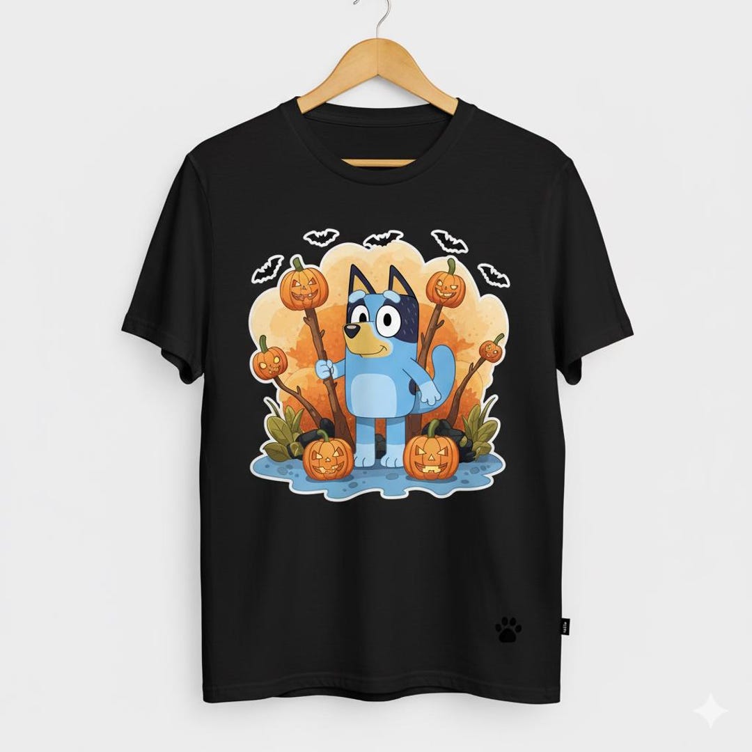 Bluey Booey Shirt Bluey Bingo Halloween Shirt Booey Family Halloween ...
