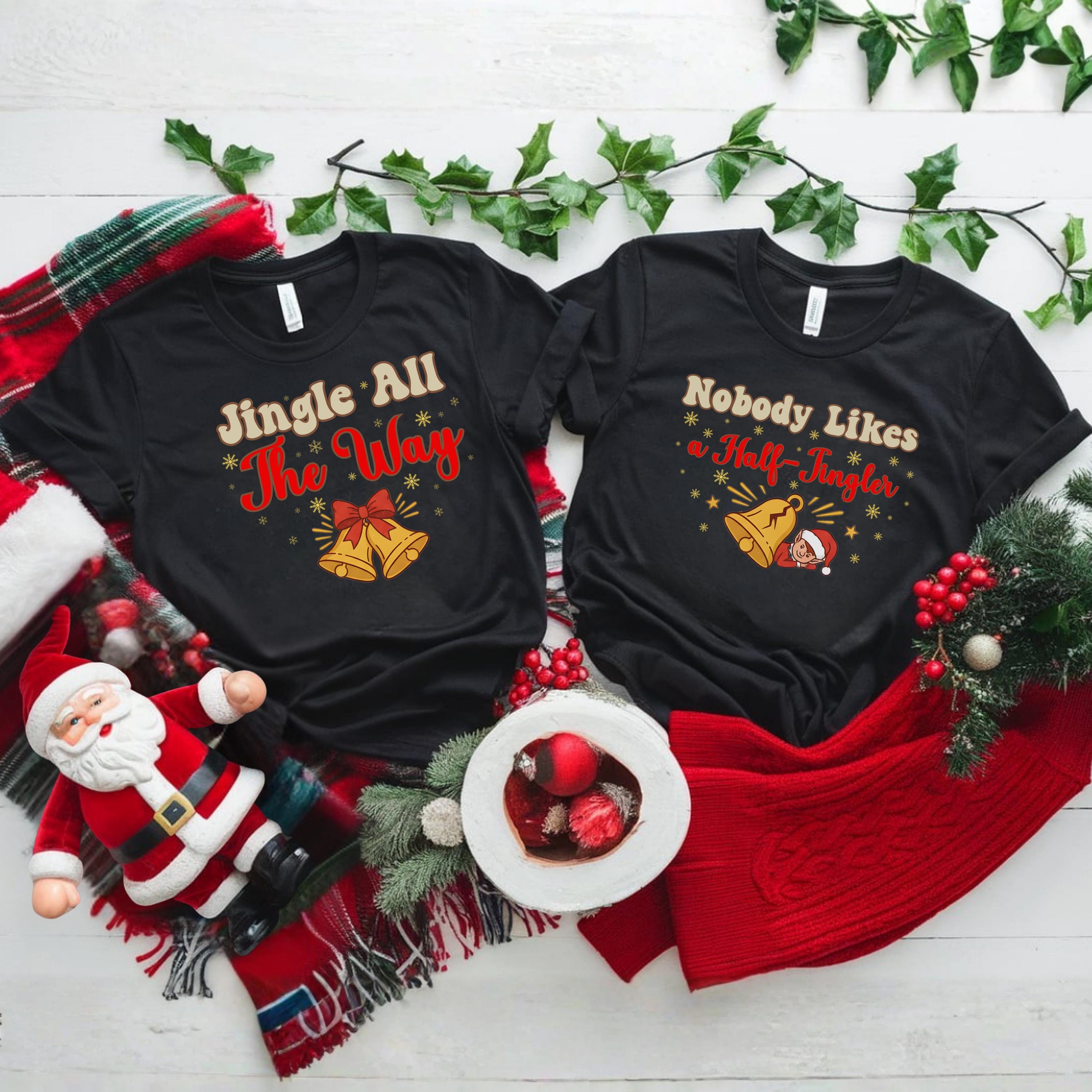 Matching Christmas Shirts | Humorous Couple Holiday Gift | Vintage ...