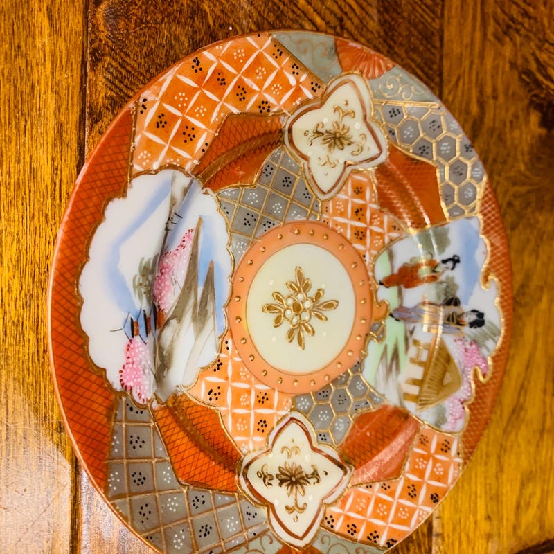 6 Inch Japanese Plate Set - Etsy