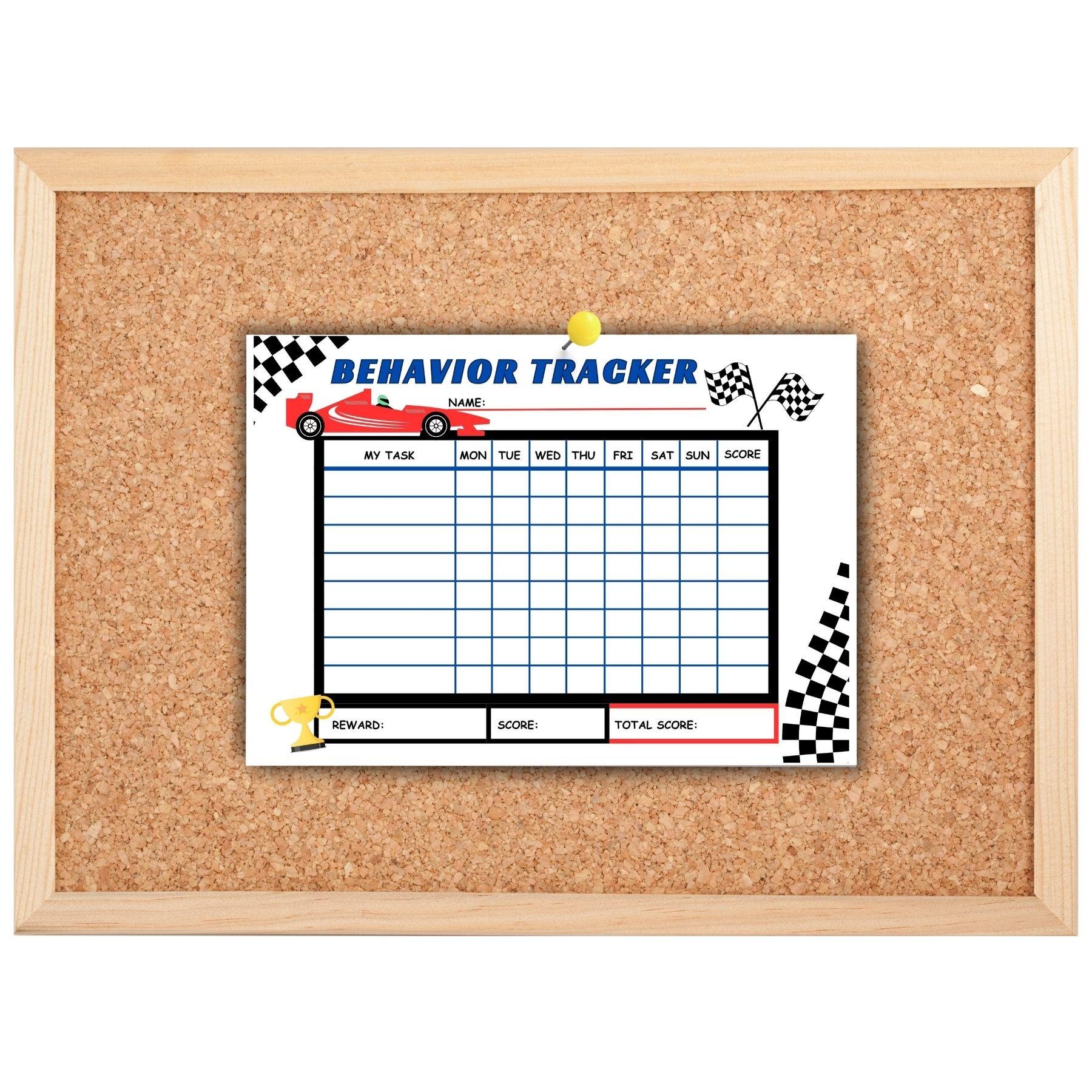 Editable Behavior and Chore Tracker for Boy Printable for Kids at Home ...