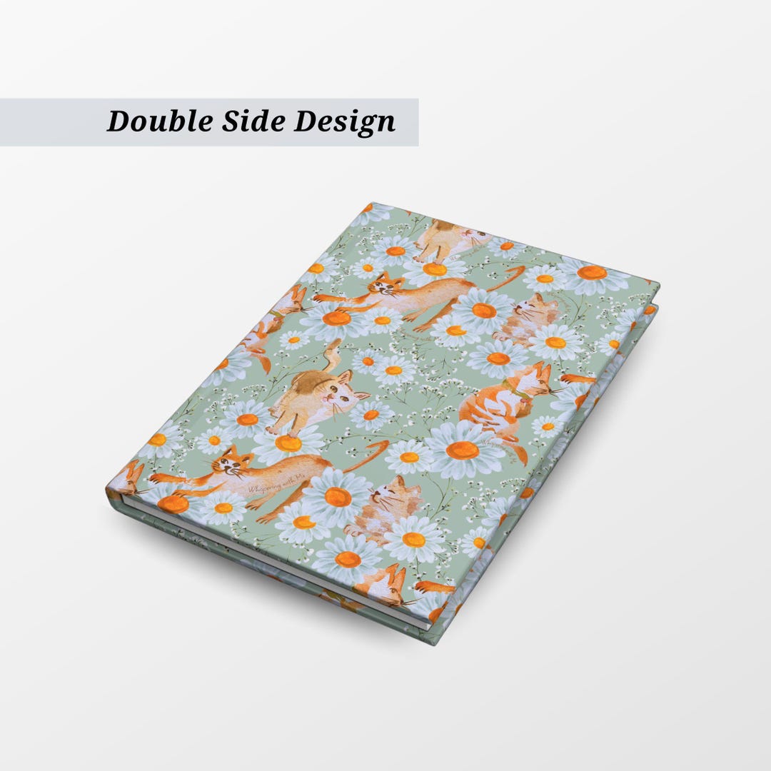 Cute Cat Diary Self Therapy Journal Personalized Notebook Self ...