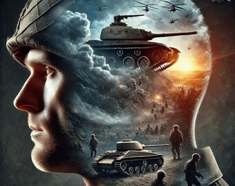 Soldier Eye Reflection Digital Art – Military Battlefield Print ...