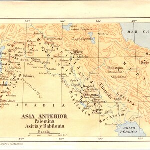 Vintage 1964 Bible Ephemera With Maps and Prints. Total of 17 Pages - Etsy