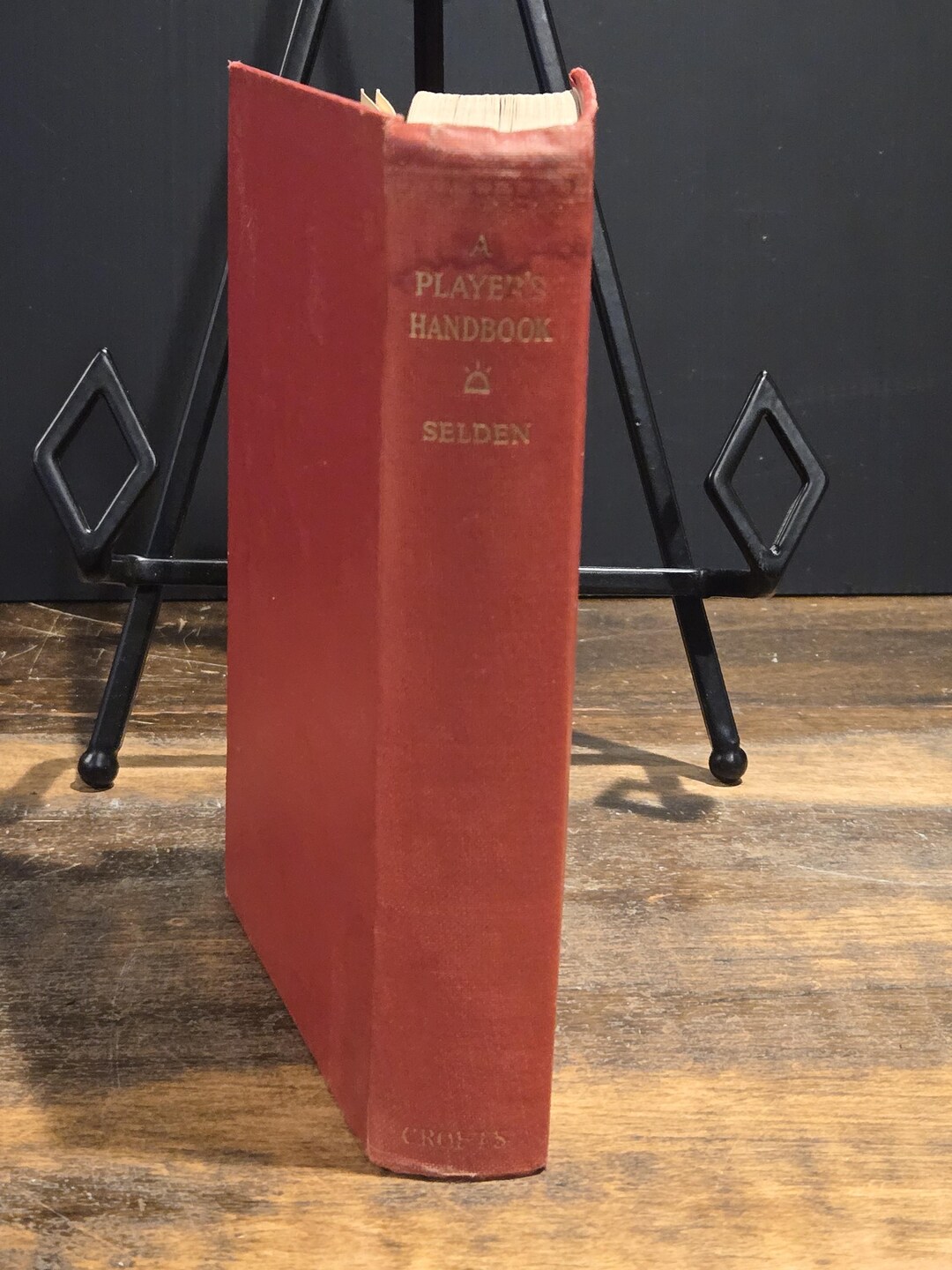 Vintage 1937 A Player's Handbook the Theory and Practice of Acting ...