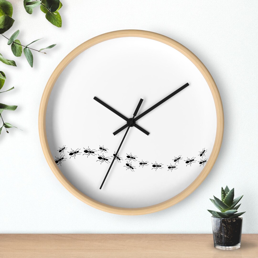 Ant Trail Wall Clock: Unique Nature-inspired Home Decor - Etsy