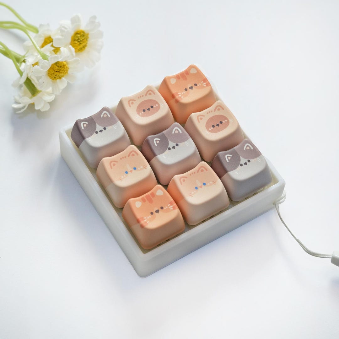 Cat Keyboard Fidget Toy, Optional Keycap, Mechanical Key Fidget - Etsy ...