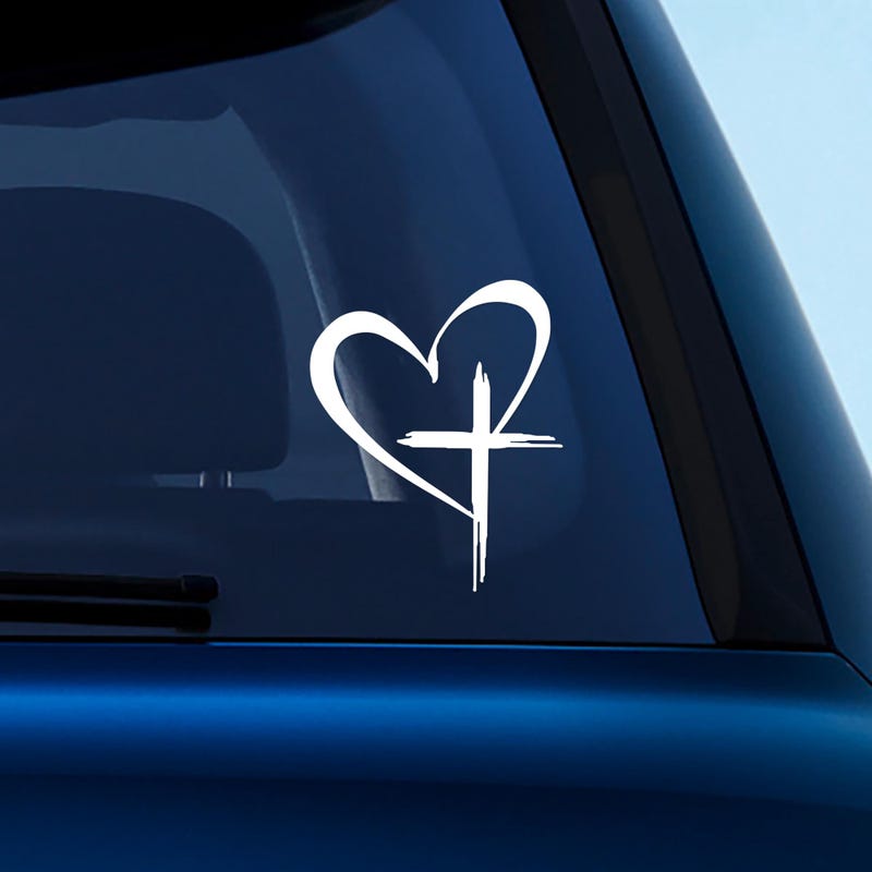 Cross Decal - Etsy