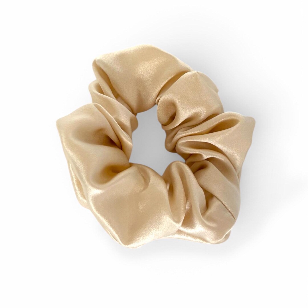 100% Pure Mulberry Silk 22 Momme Large Size - 3cm Hair Scrunchie ...