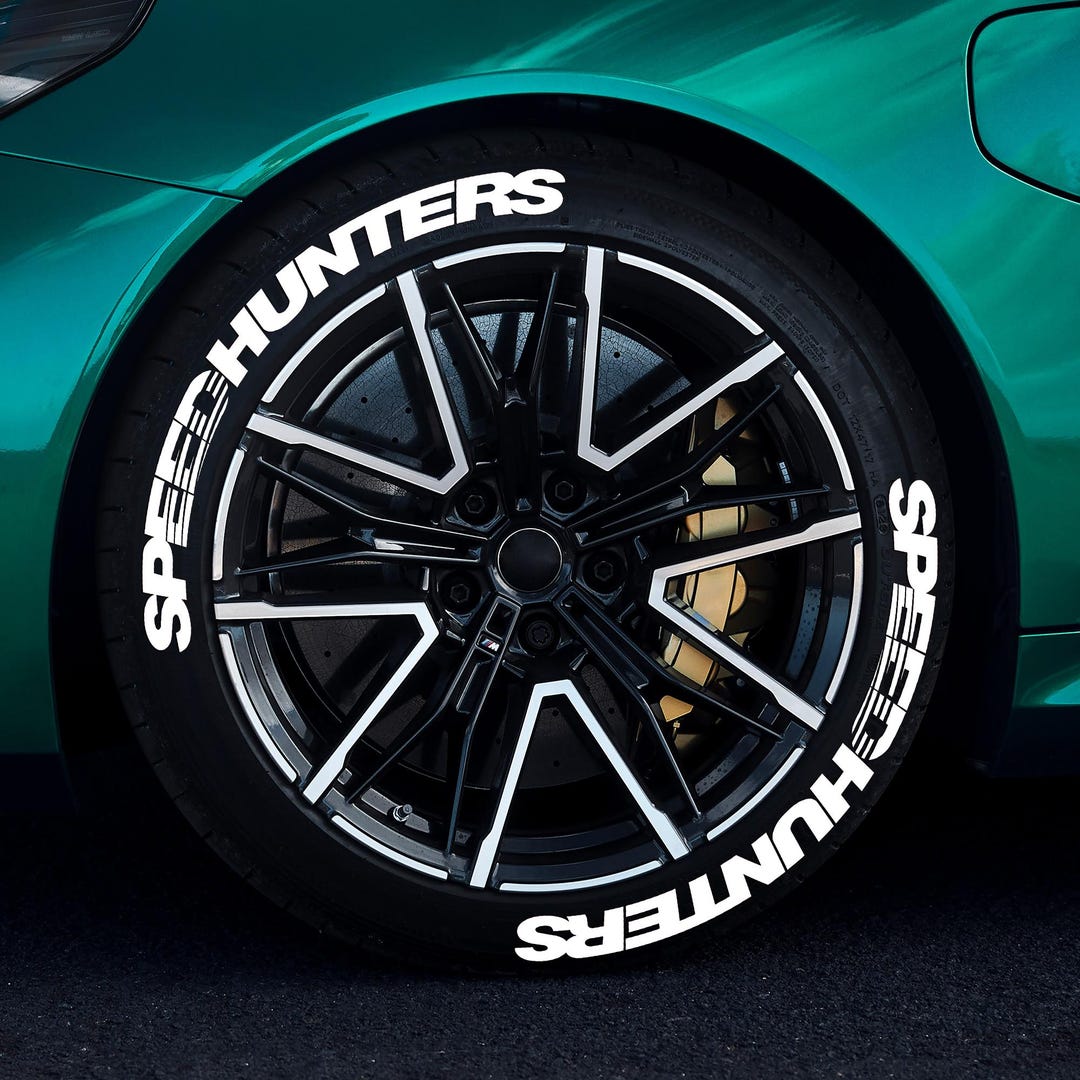 SPEEDHUNTERS 3D Tire Lettering Decals – Waterproof PVC Racing Car ...