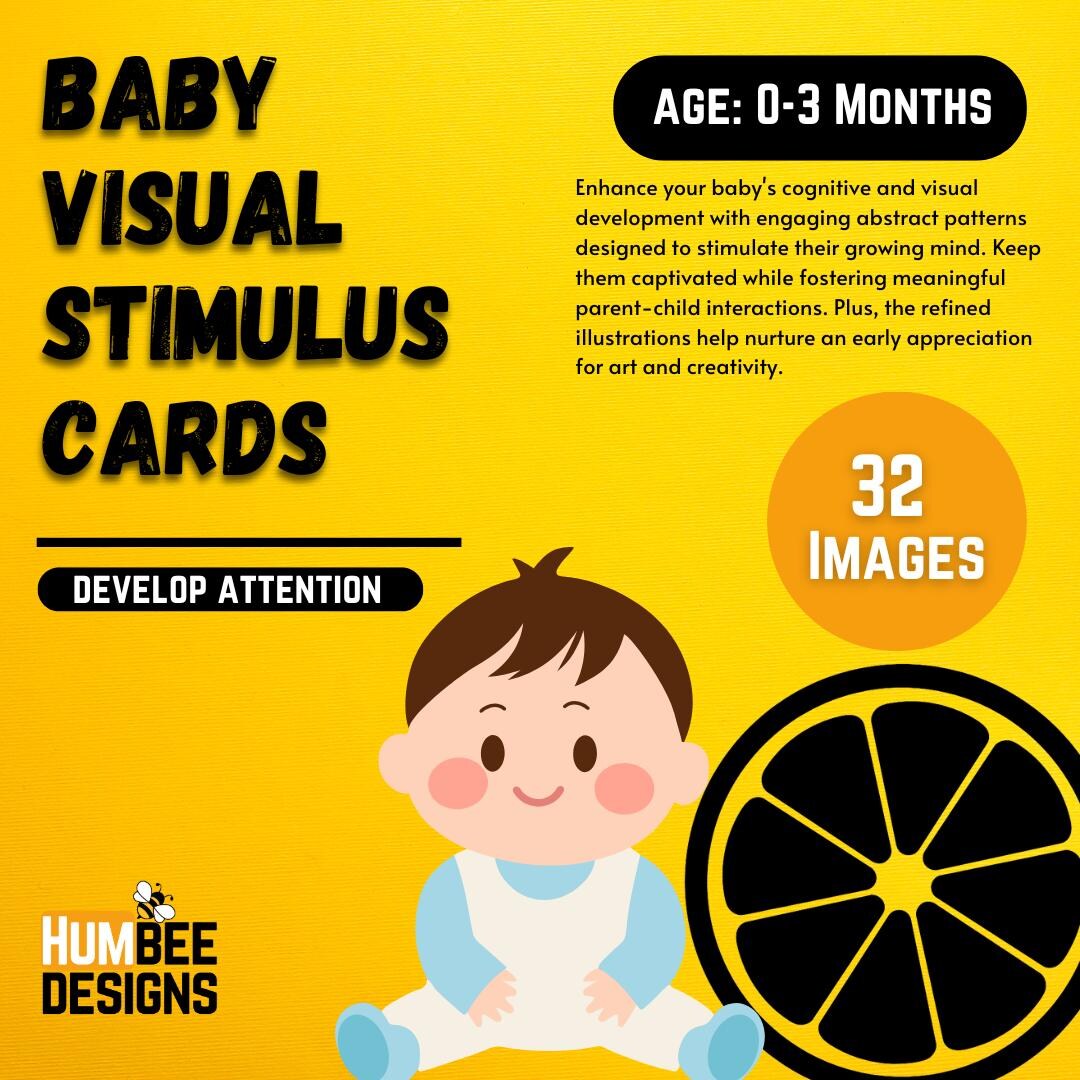 High Contrast Baby Flashcards | Infant Flash Cards | Art Abstract ...