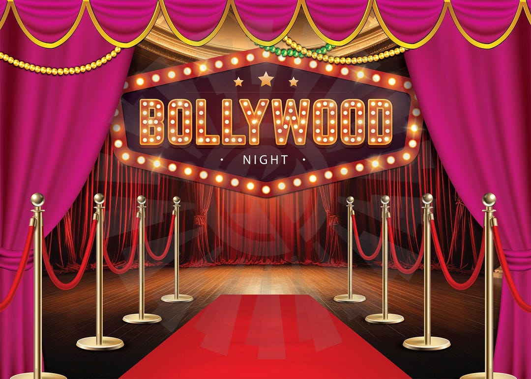 Bollywood Movie Theme Backdrop Indian Movies Film Photos Desi Style ...