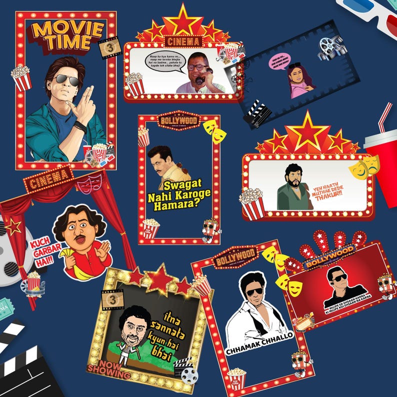 30+ Party Decor Bollywood Movie Theme - - Indian Movies Film Photos ...