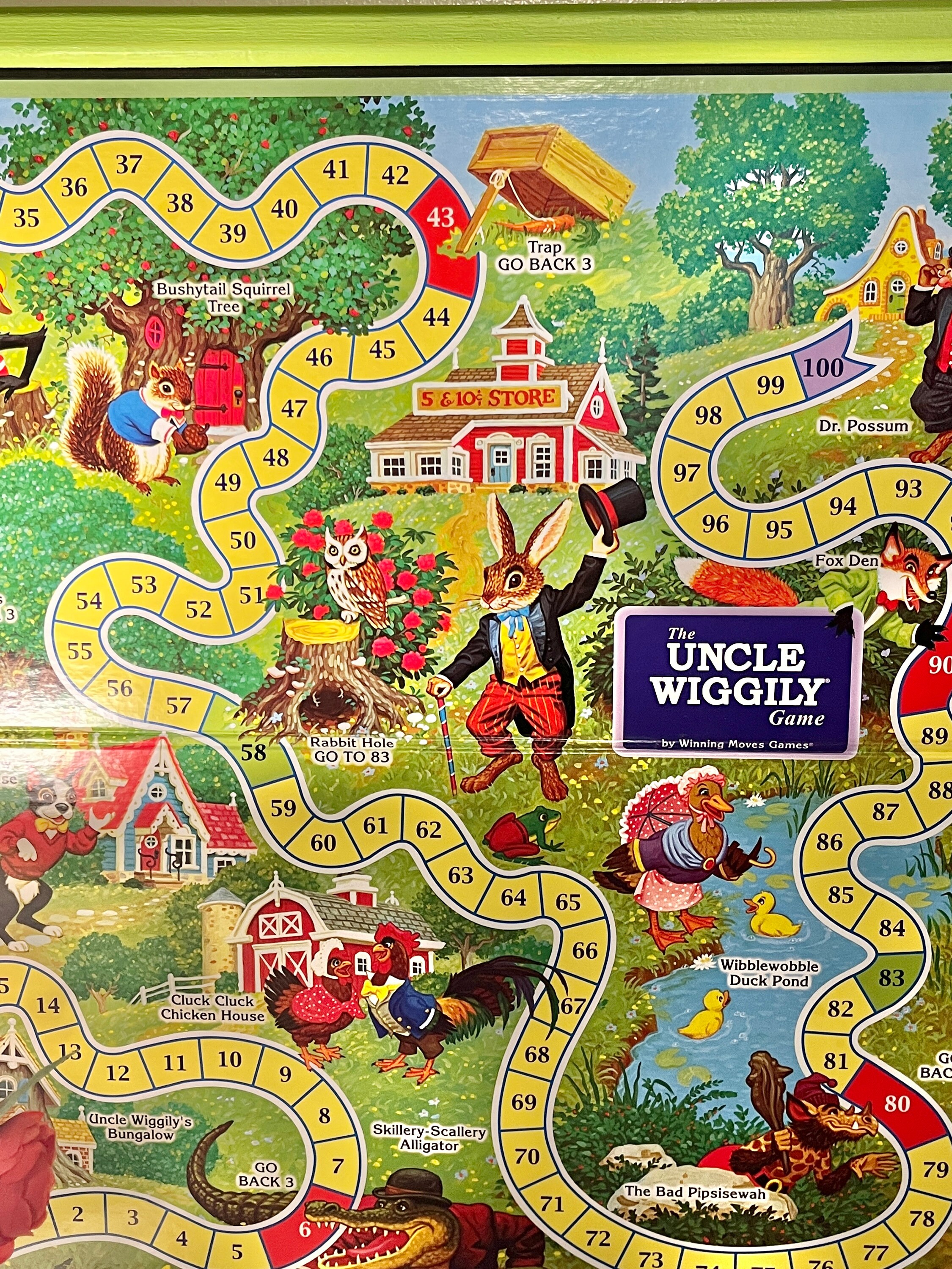 Peter Rabbit UNCLE WIGGILY Board Games 2 Play wall Hanging / Animal ...