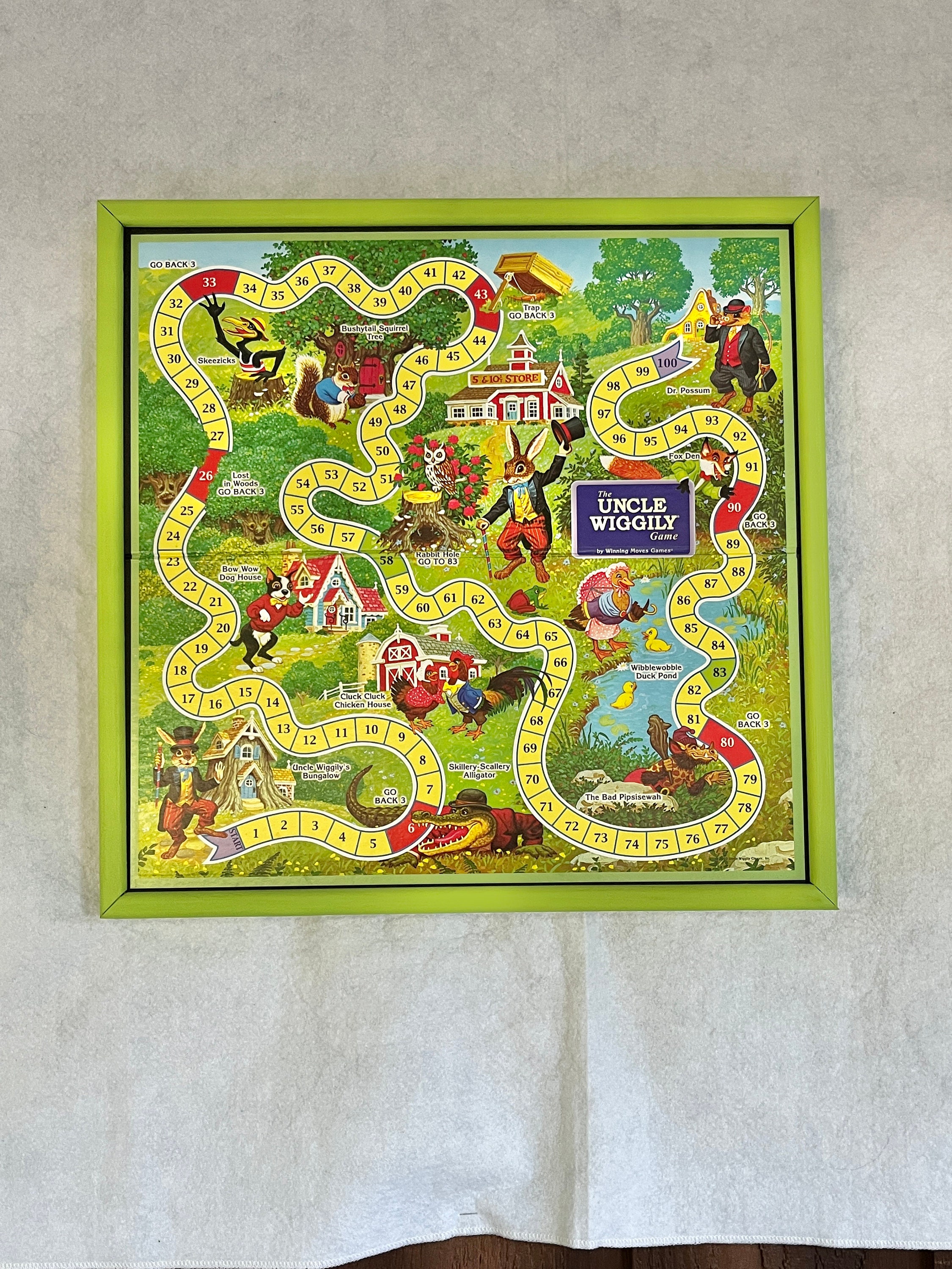 Peter Rabbit UNCLE WIGGILY Board Games 2 Play wall Hanging / Animal ...