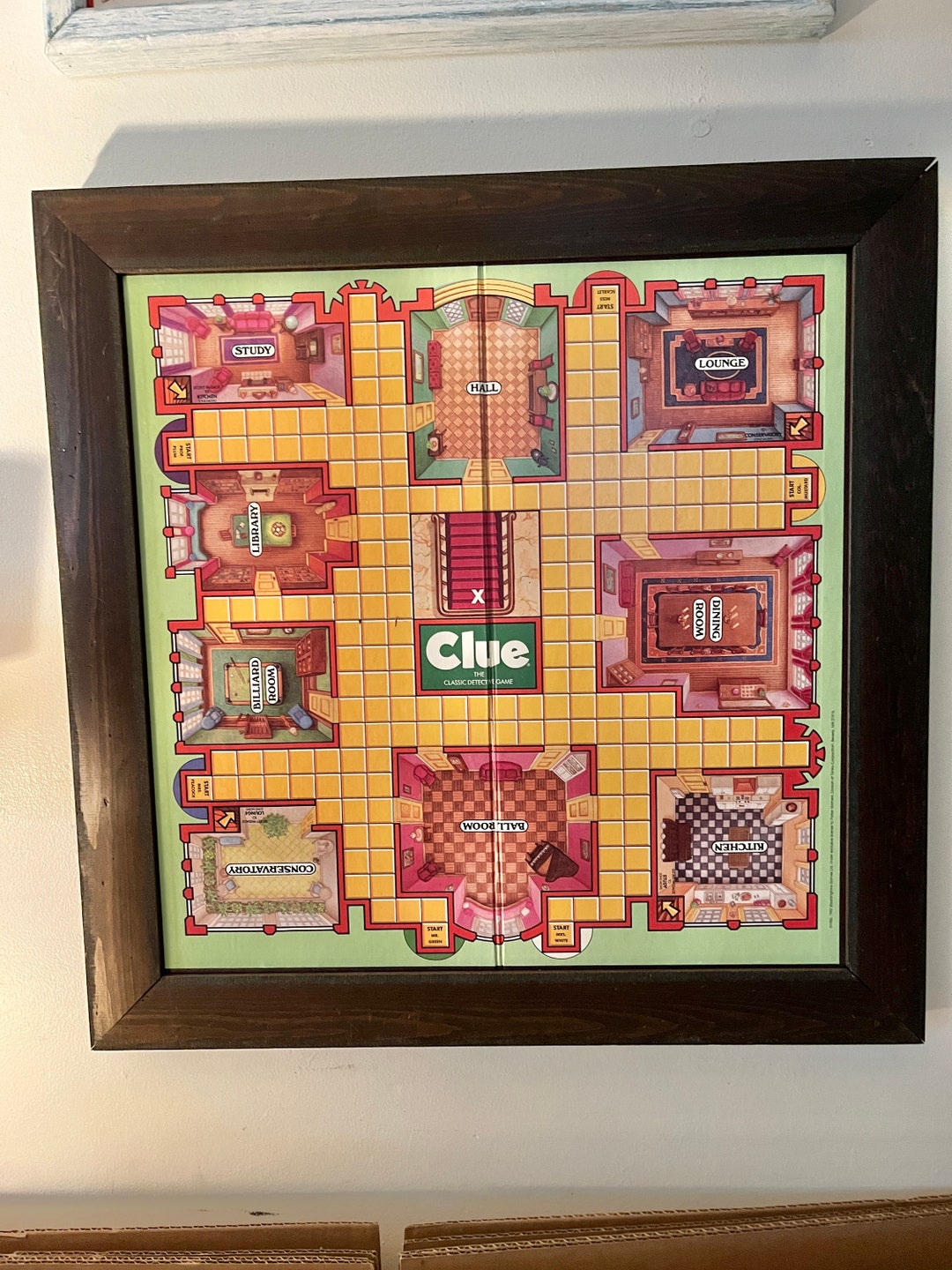 CLUE Framed Board Games / Art Wall Hangings /unique Gift - Etsy