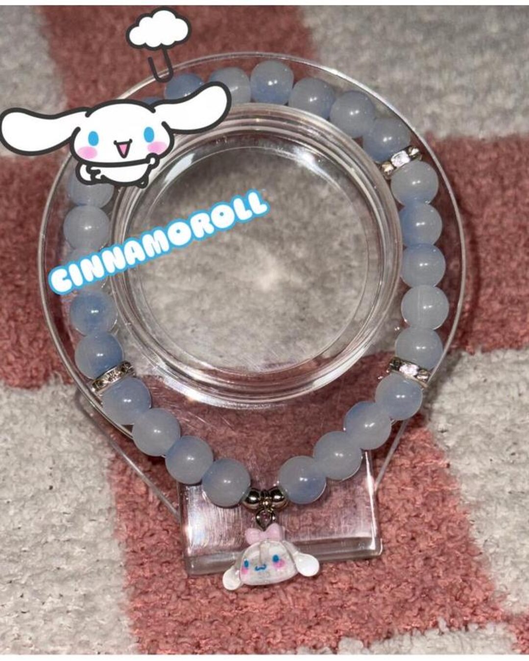 SPECIAL Cinnamaroll SANRIO Themed Glass Beaded Bracelet - Etsy