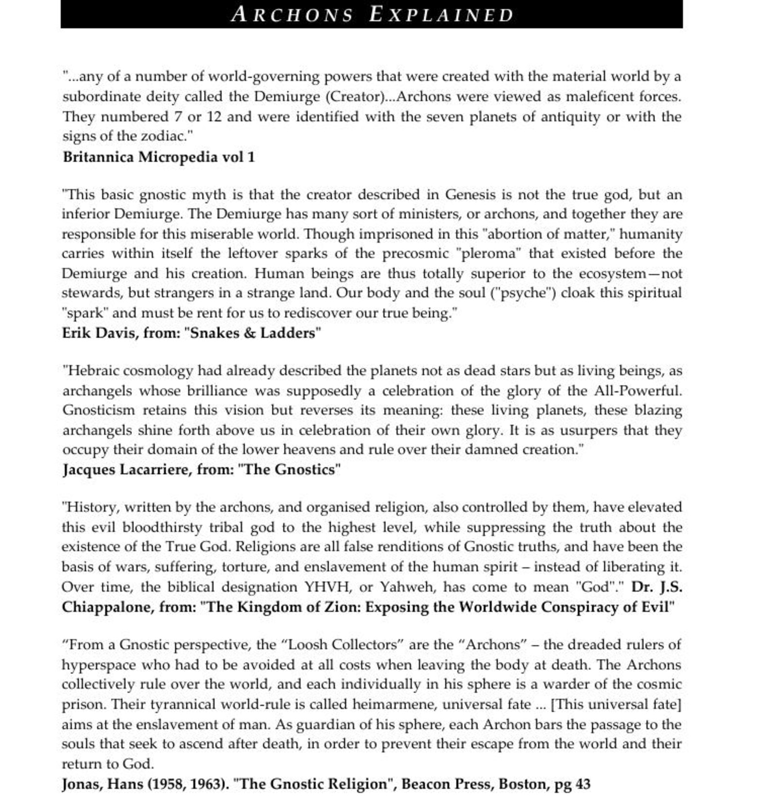 The Archons: Hidden Rulers Through the Ages by John Lash -PDF Ebook ...