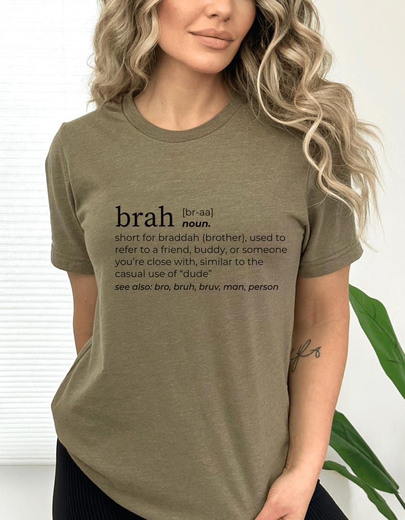 Hawaii Slang Tee | "brah" Pidgin Word Unisex T-shirt - Etsy