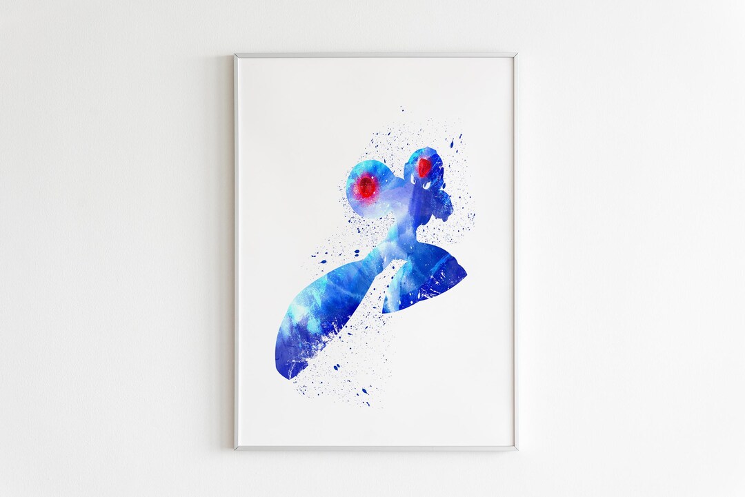 Mega Man POSTER II: Game Watercolor Art, Fandom Wall Print, Room Decoration, Birthday Gift. - Etsy