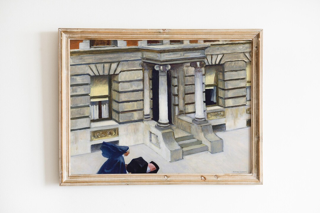Edward Hopper POSTER LXI: Reproduction of Hopper Painting, New York ...