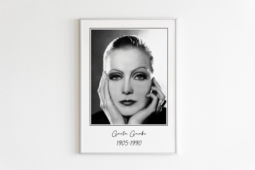 Greta Garbo POSTER: Portrait Wall Decor, Great Human Wall Print, Famous ...