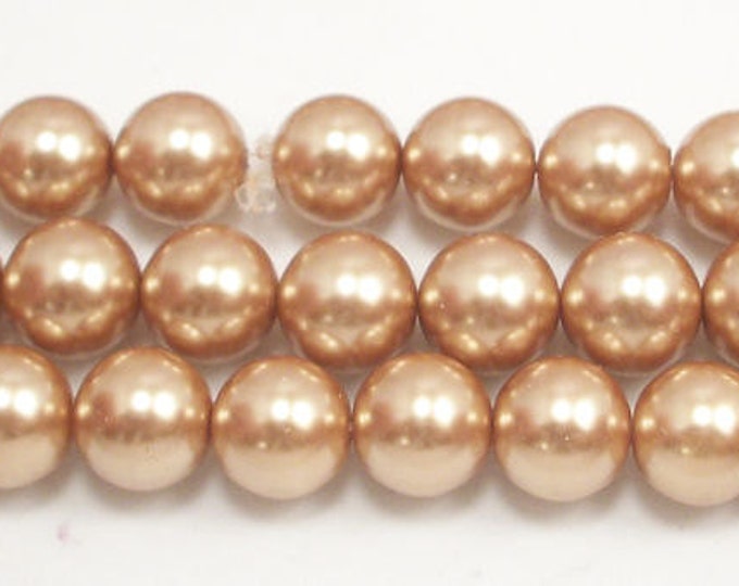 10mm Champagne Glass Pearls 20 Pieces / Sample Pack / Champagne Glass ...