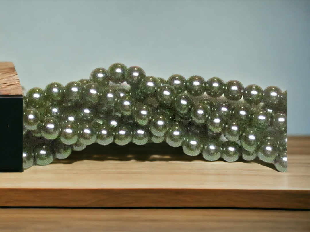 3mm Dark Green Glass Pearls / 1 Strand Grade AAA 3mm Dark Green Glass Pearls - Etsy