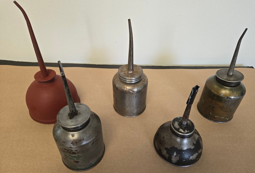 5 Pc Vintage Oil Can Oilers Lot , 2 Eagle , 3 Unmarked . 5pc Lot - Etsy