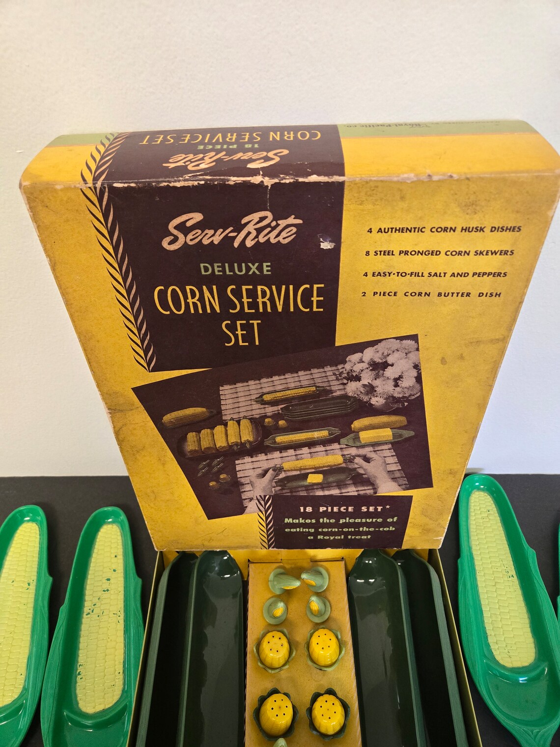 Vintage Serv-rite Deluxe Corn Service Set - Etsy