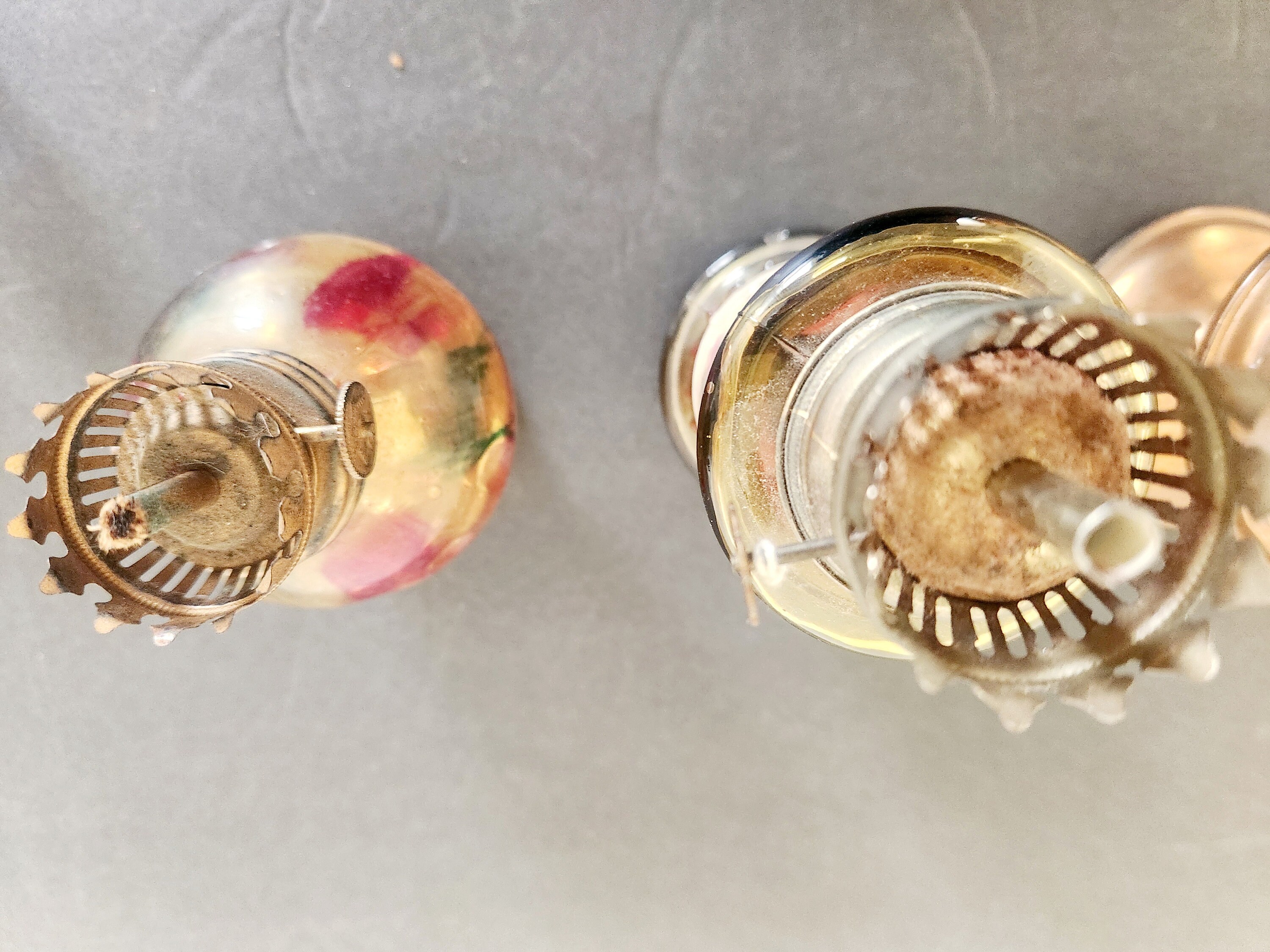 Oil Lamp Parts Small ,chimney, Burner, Bases - Etsy