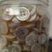 Large Lot of Vintage White, Ivory, Cream Buttons. - Etsy