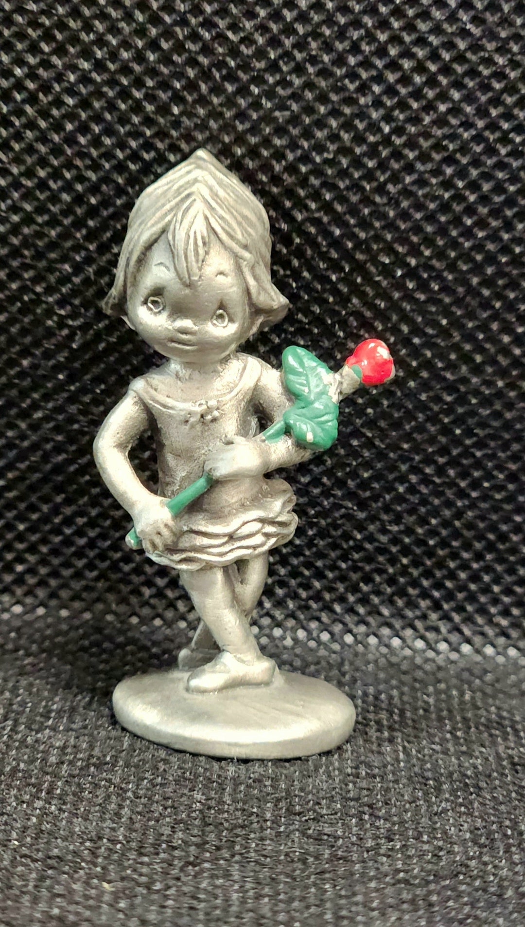 Ballerina Figurine Betsey Clark Little Gallery Pewter Ballerina With ...