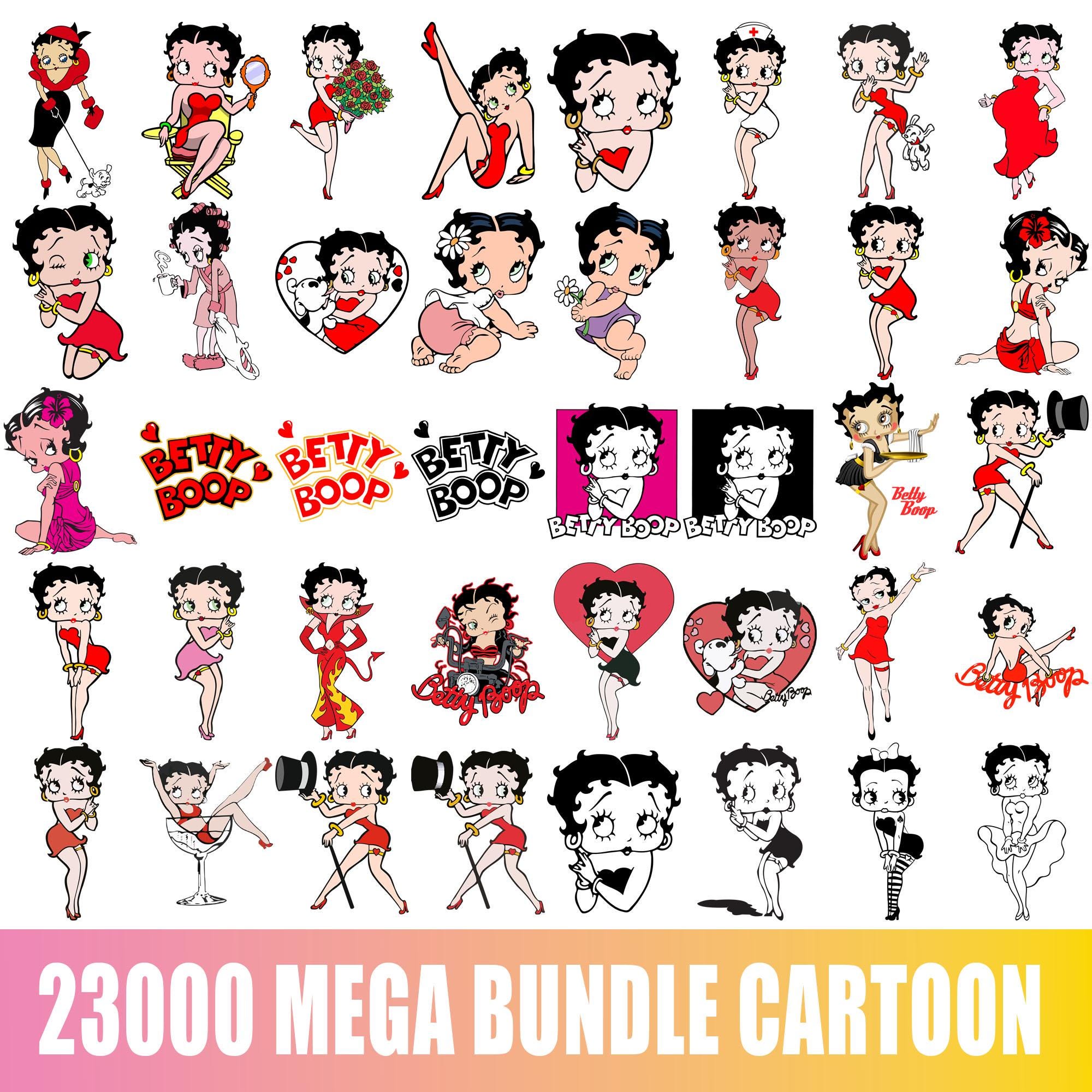 Whole Shop Mega Cartoon Svg Bundle, Cartoon Mega Png, Silhouette ...