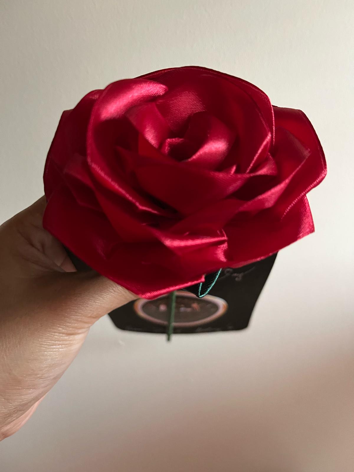 Satin Ribbon Rose DIY - Etsy
