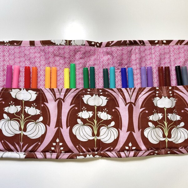 Roll up Pencil Case - Etsy