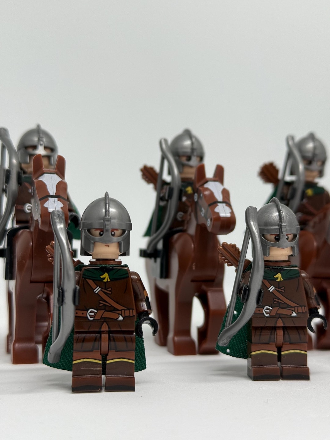 Lord of the Rings Riders of Rohan/rohirrim Archers With Horses - Etsy