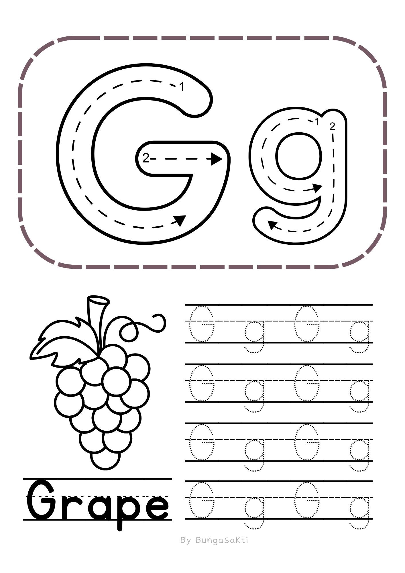 Alphabet Tracing Page, Handwriting Chart, Letter Tracing Worksheet ...