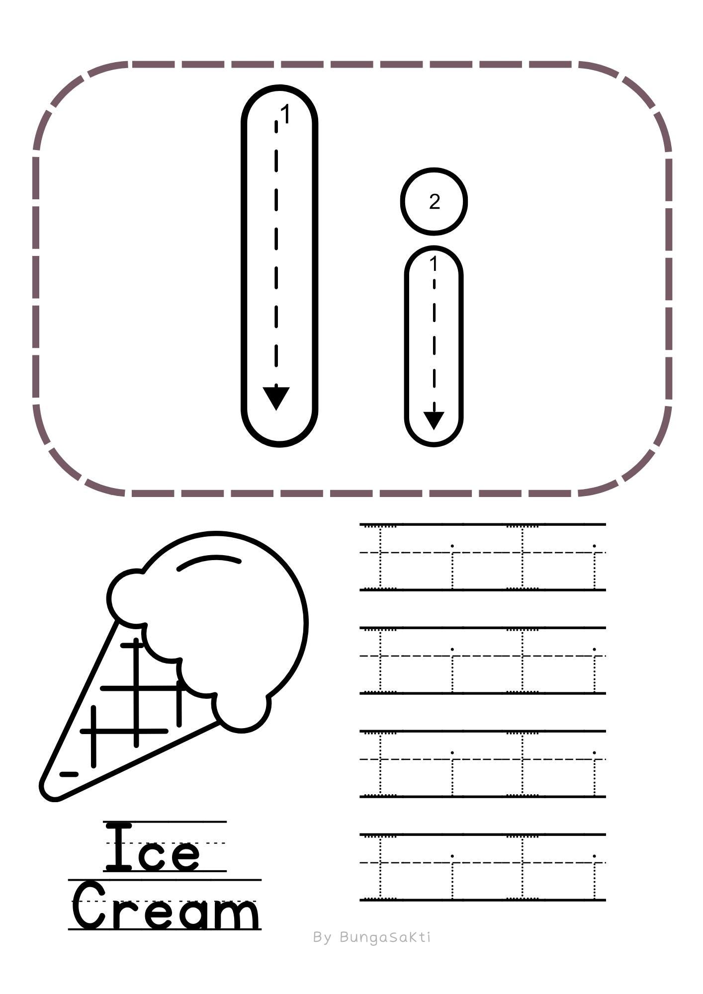 Alphabet Tracing Page, Handwriting Chart, Letter Tracing Worksheet ...