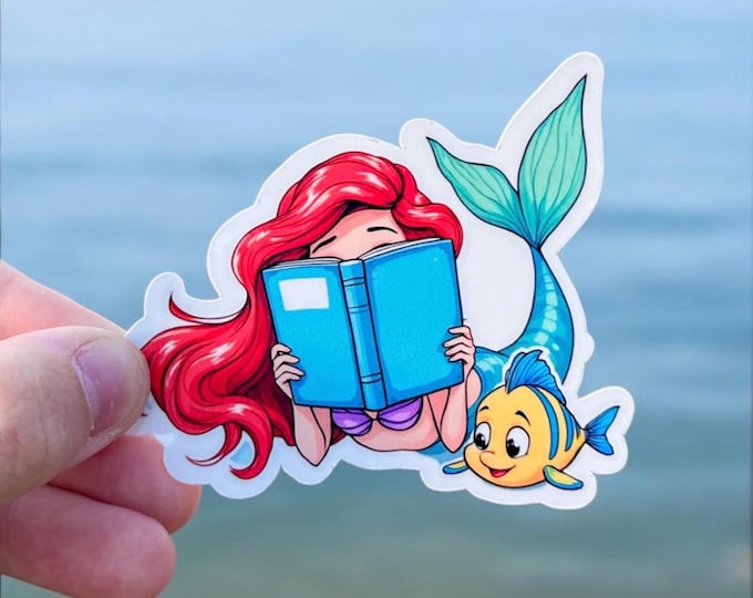 Little Mermaid Clear Sticker | Ariel Disney Princess Sticker ...