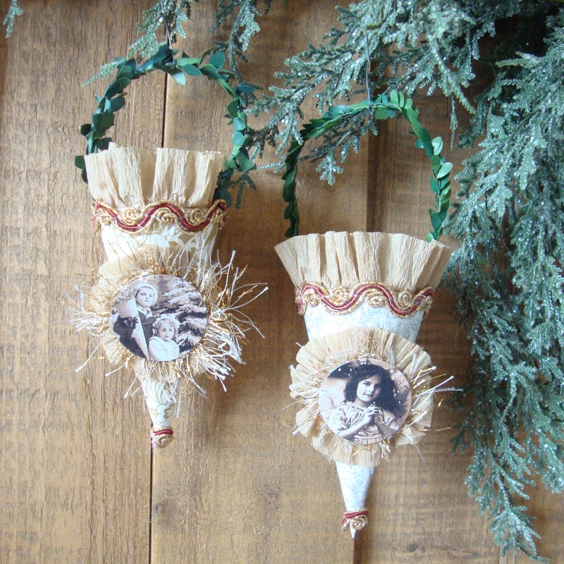 Victorian Paper Cone - Etsy
