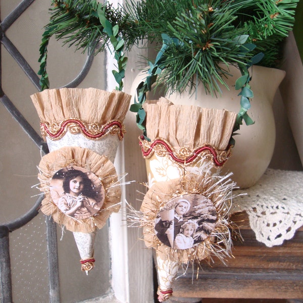 Victorian Paper Cone - Etsy