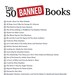 Banned Books Reading Checklist Book Tracker Novels 2025 Bookshelf ...