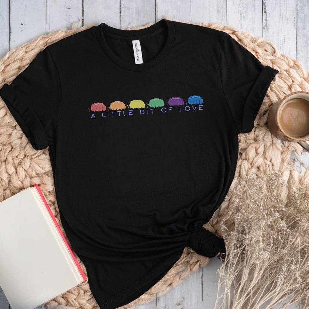 Pride Month Isopod Shirt Cute Roly Poly Lover Insect Tshirt Insect Bug ...