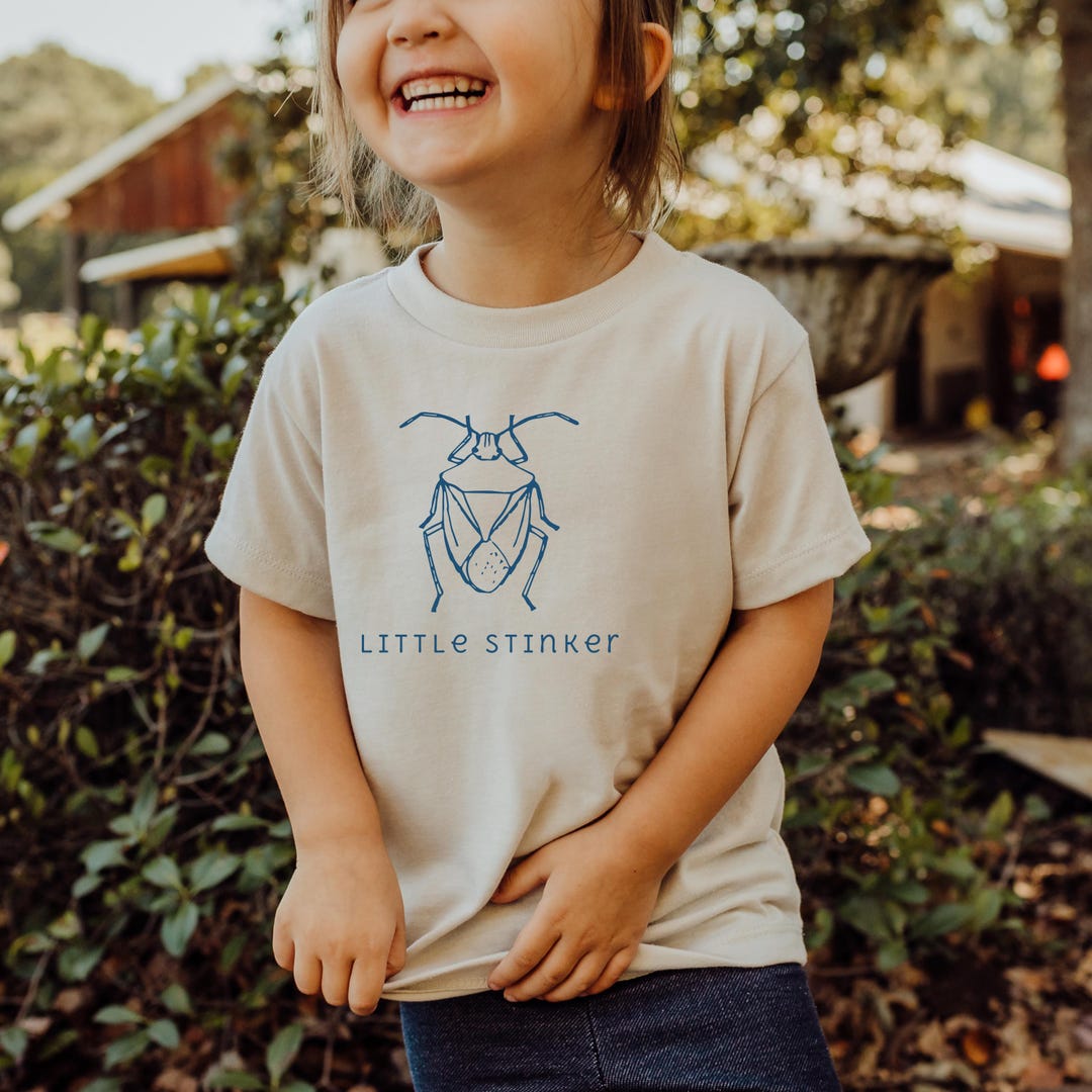 Retro Bug Kids Shirt Youth Funny Stink Bug Lover Tee Cute Insect Child ...