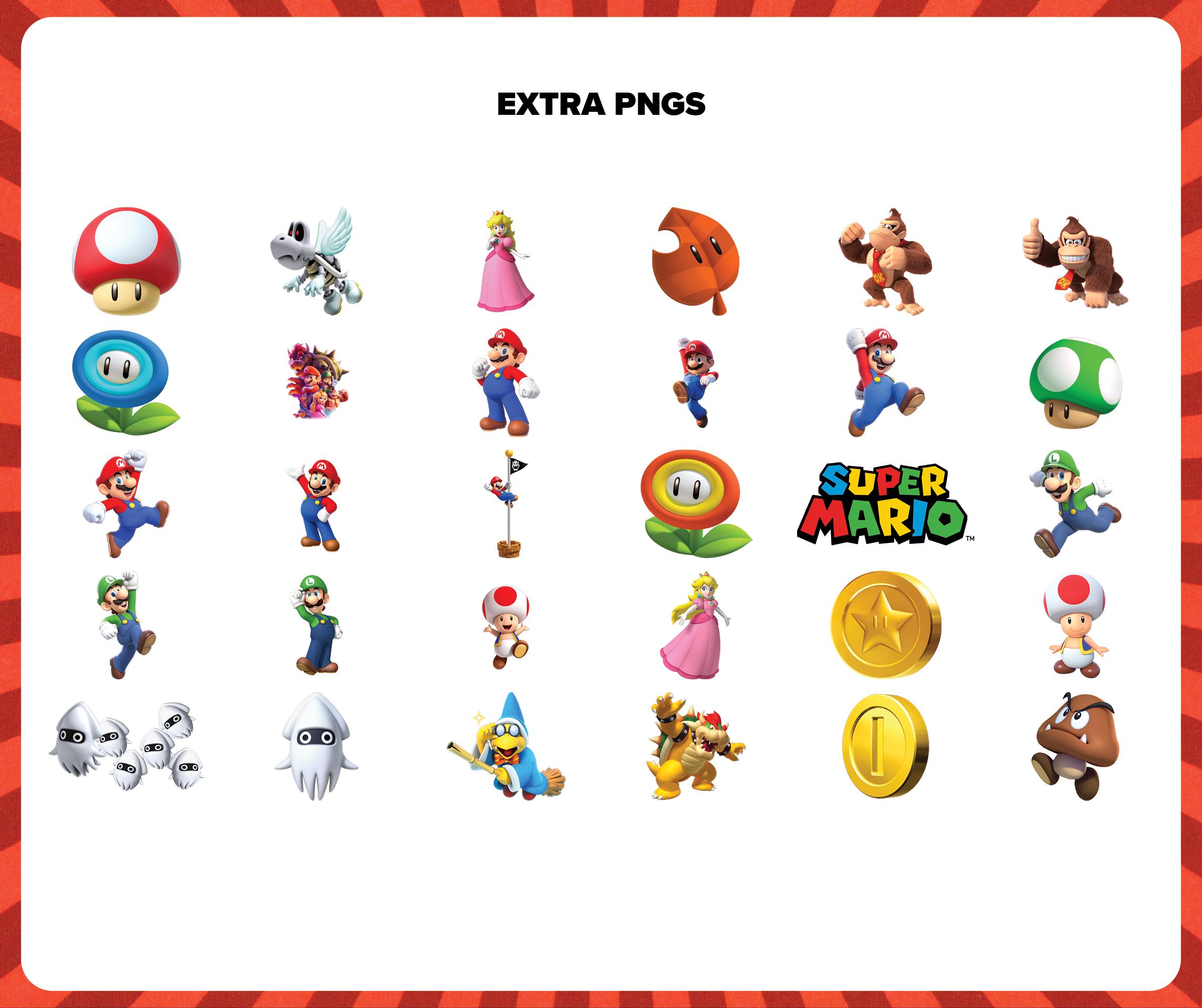 Super Mario Font Alphabet: SVG, PNG, TTF (digital Download) - Etsy