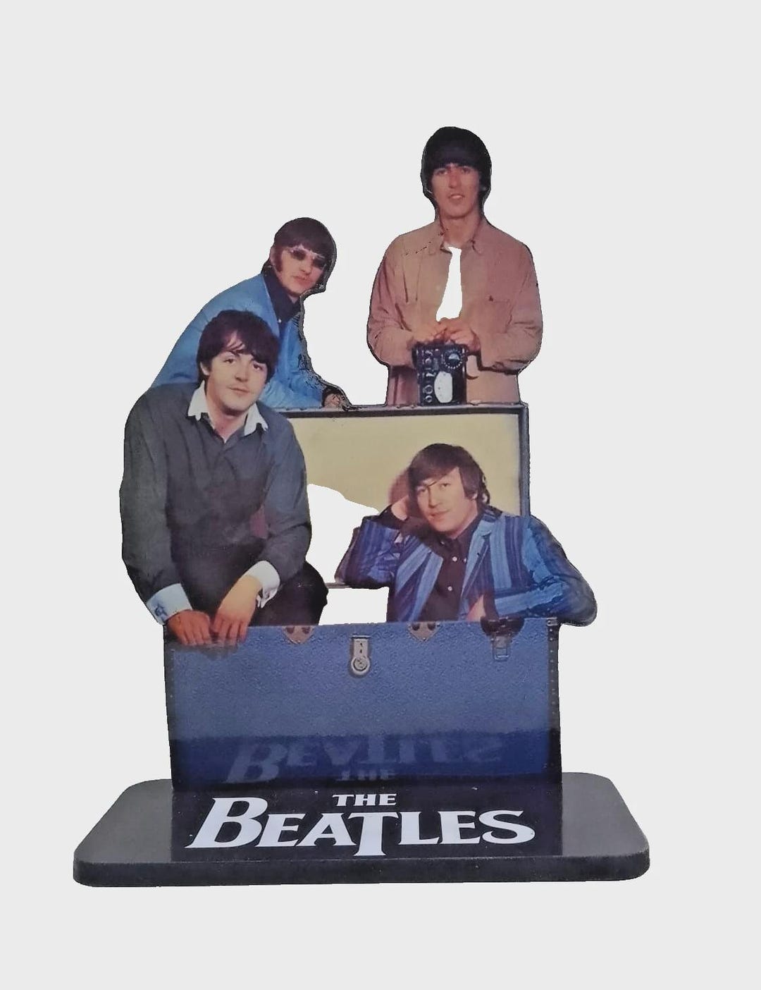 The Beatles 8" Display Standee Figure Statue John Lennon Paul Mccartney ...