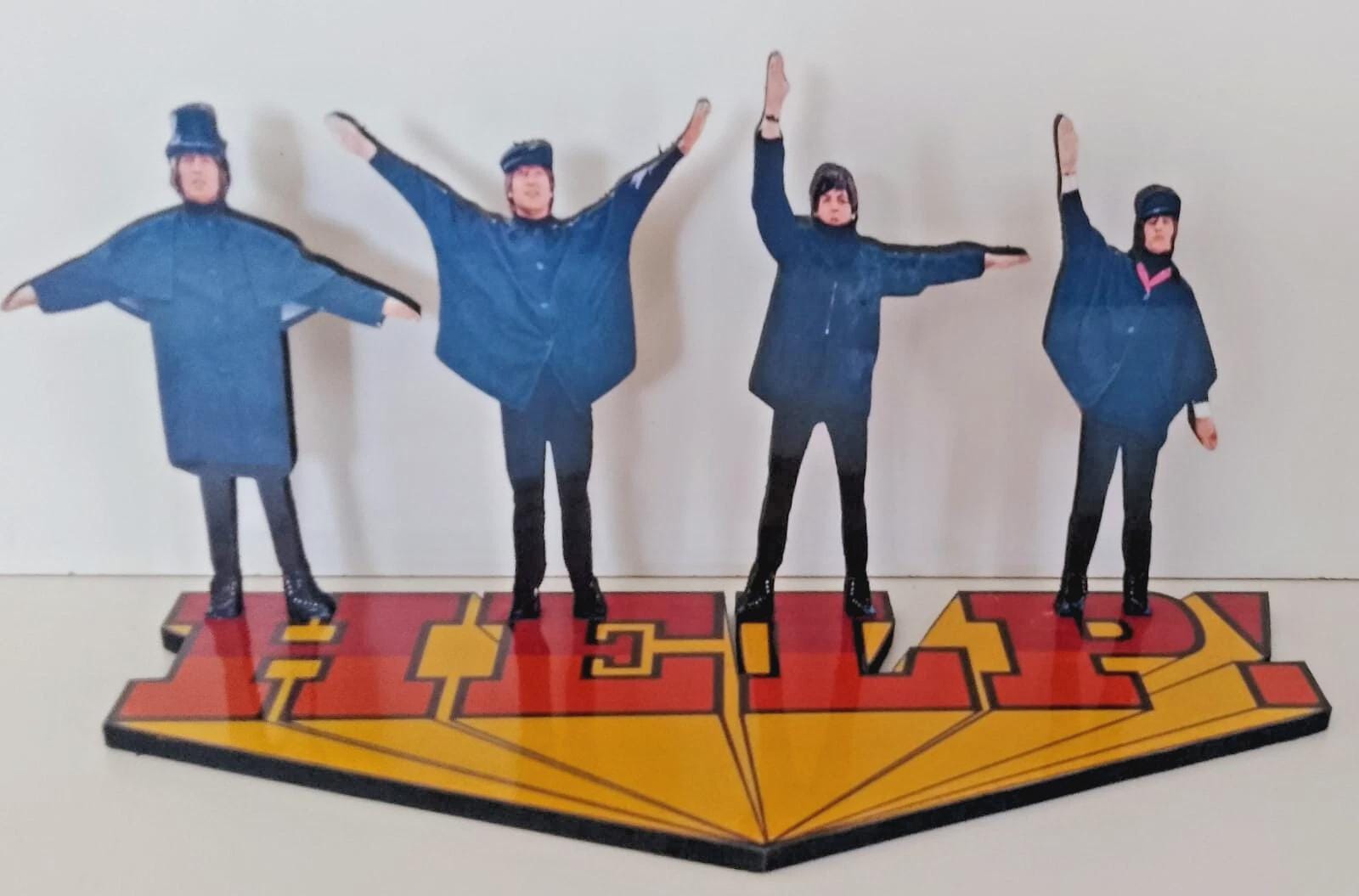 The Beatles Help 8" Display Standee Figure Statue John Lennon Paul ...