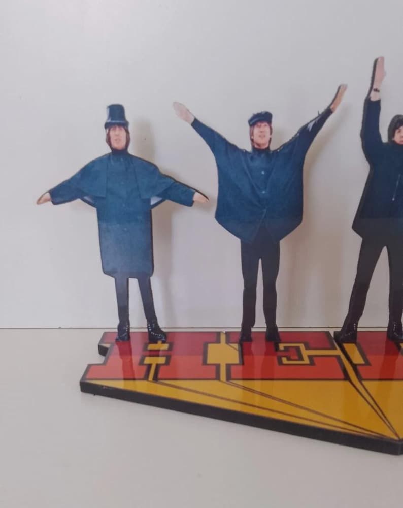 The Beatles Help 8" Display Standee Figure Statue John Lennon Paul ...