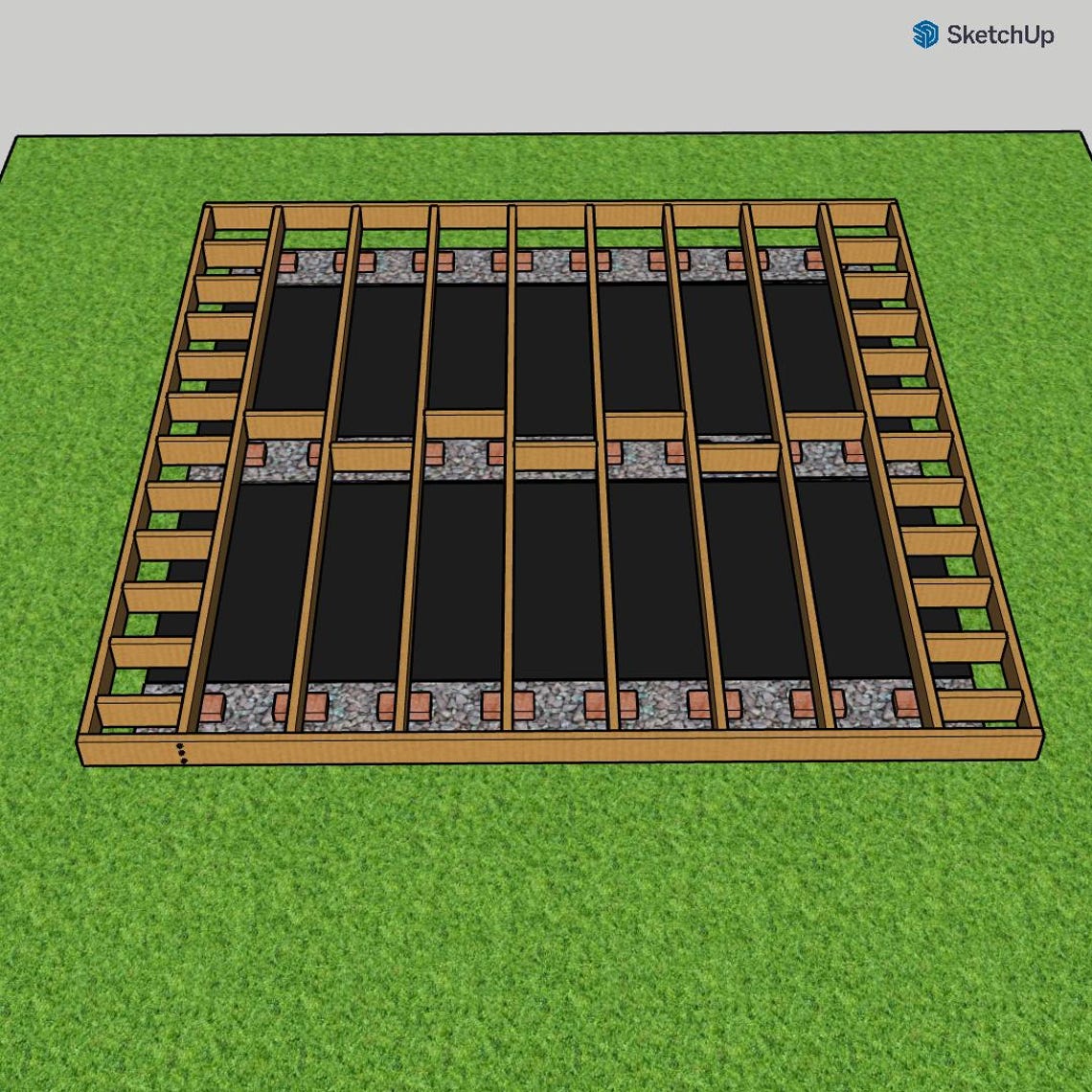 Deck Plans 12x12 - Etsy Canada